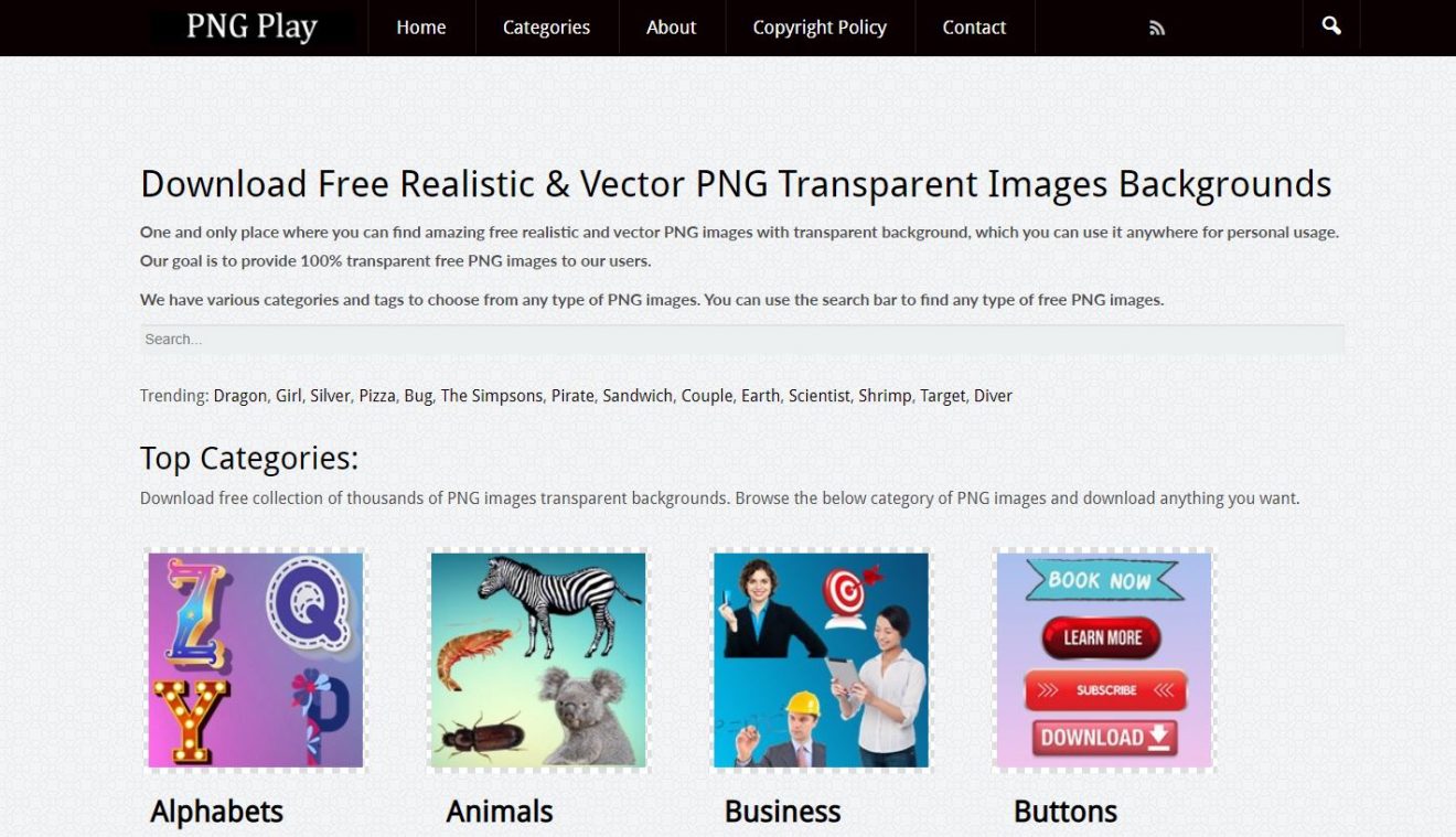 Top 25 FREE PNG Image Sites For Transparent Image Download – WebTopic