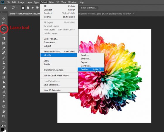 How To Apply Feather Effect In Photoshop – WebTopic