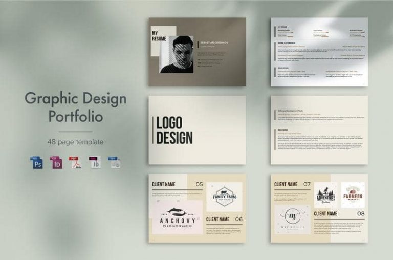 34 Best Graphic Design Portfolio Examples PDF Collection – WebTopic