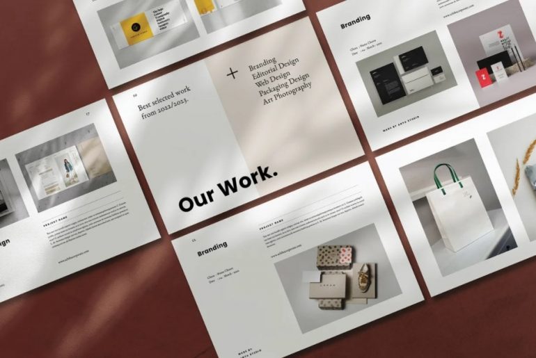 34 Best Graphic Design Portfolio Examples PDF Collection – WebTopic