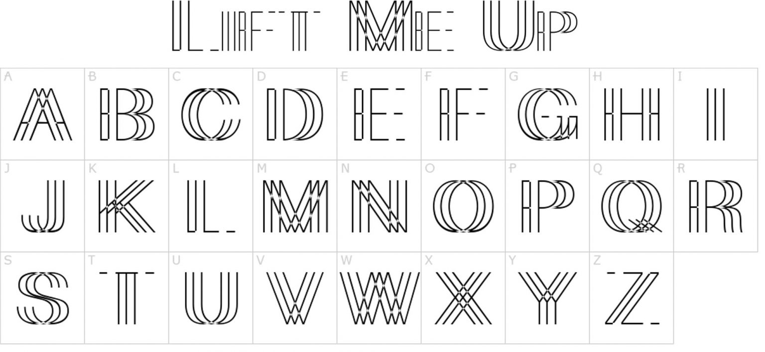 50 Awesome Distorted Fonts Will Bring WOW To Your Design – WebTopic