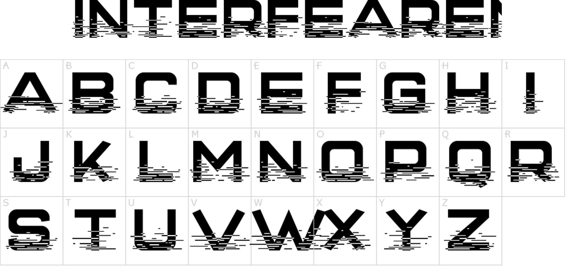 50 Awesome Distorted Fonts Will Bring WOW To Your Design – WebTopic