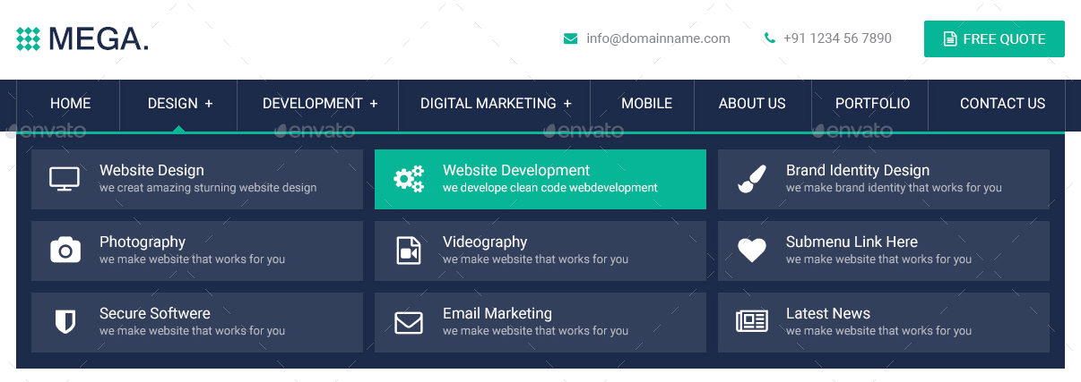 21 jQuery Mega Menus – Awesome Examples – WebTopic