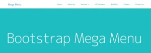 21 Bootstrap Responsive Mega Menu on Hover – WebTopic