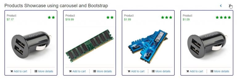 32 Cool Bootstrap Product Slider Examples – WebTopic