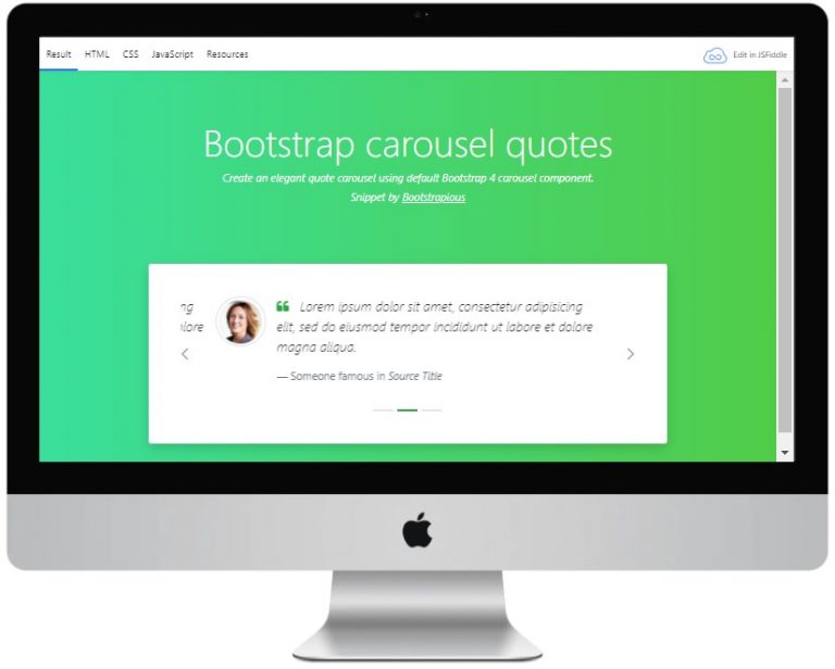 21 Best Bootstrap Quote Examples for You – WebTopic