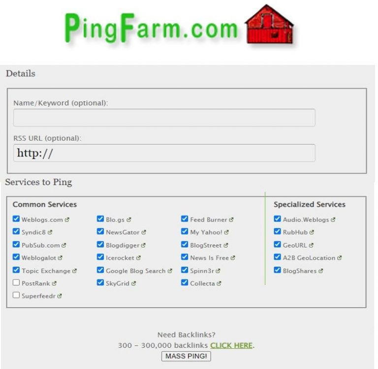 Top 30+ Free Ping Submission Sites (All Working) – WebTopic