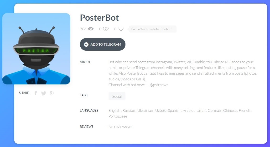 13 Best Telegram Bots For Channels and Groups – WebTopic