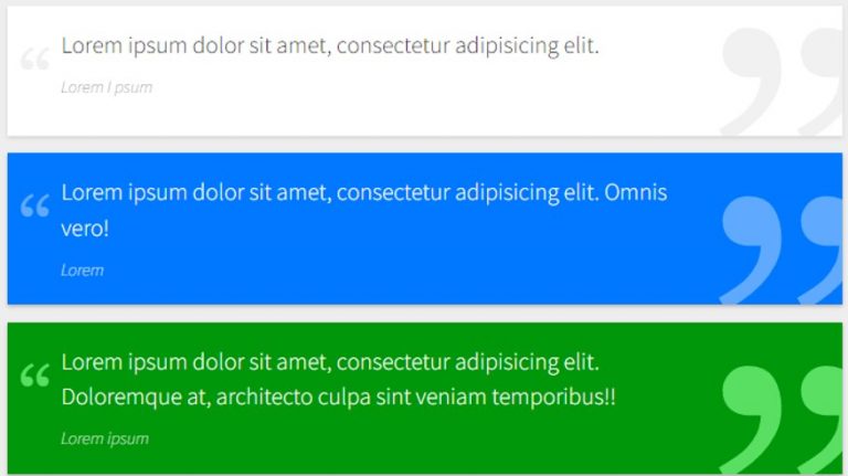 21 Best Bootstrap Quote Examples for You – WebTopic