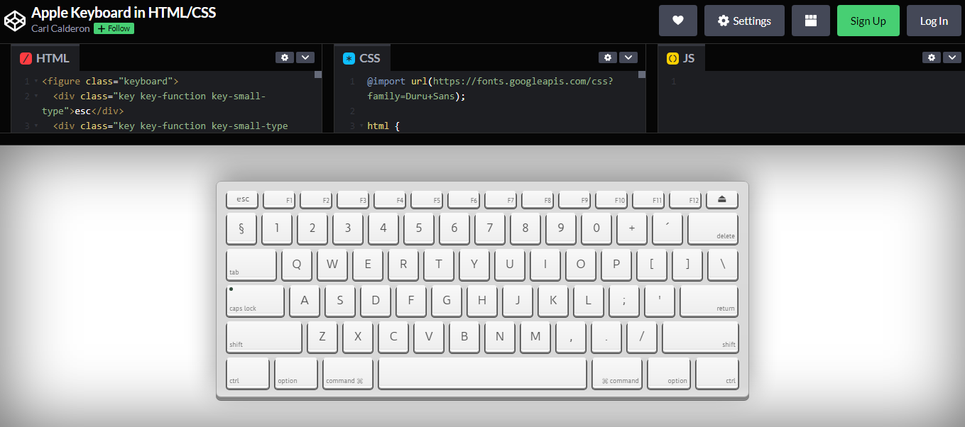 14 CSS Keyboard Code Examples – WebTopic