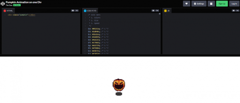 21 CSS Pixel Art With Source Code Examples – WebTopic