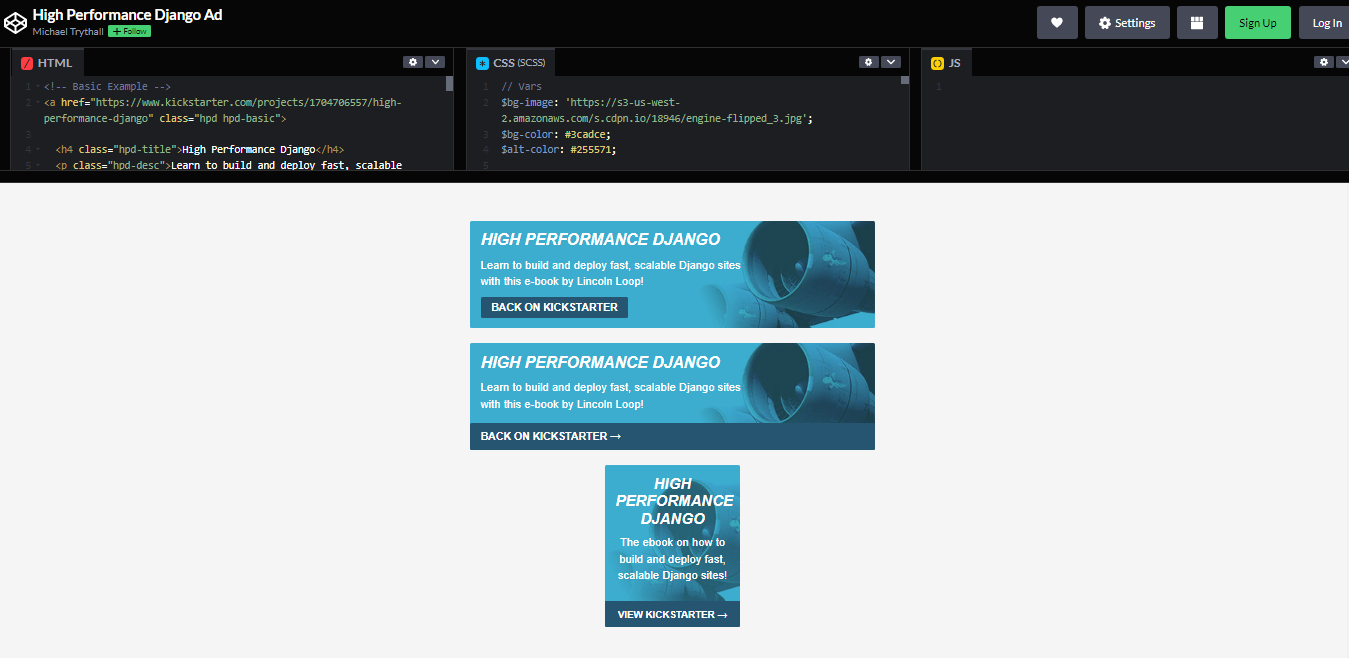 21 CSS Banners – WebTopic