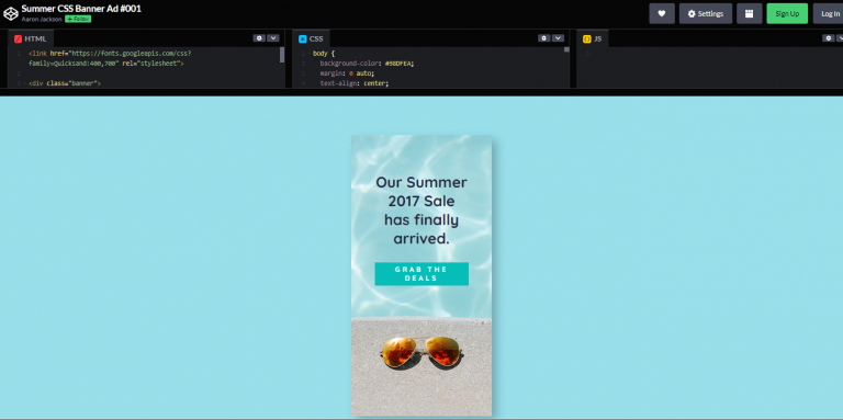 21 CSS Banners – WebTopic