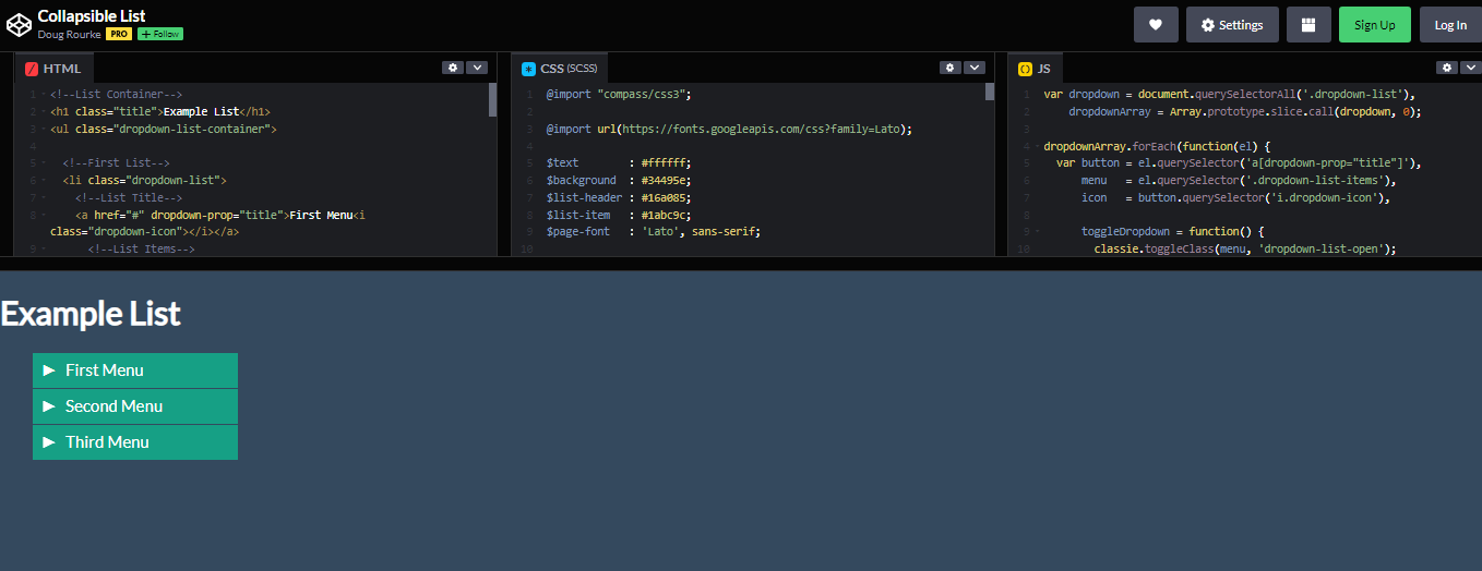 Top 21 CSS Collapsible Menus Examples – WebTopic