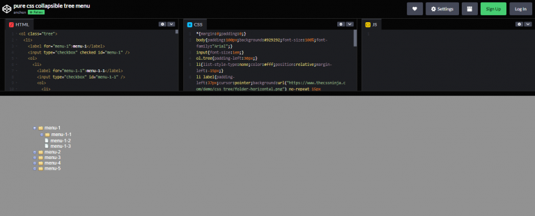 Top 21 CSS Collapsible Menus Examples – WebTopic