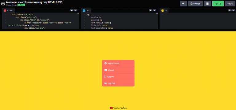 Top 21 CSS Collapsible Menus Examples – WebTopic