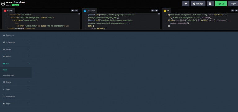 Top 21 CSS Collapsible Menus Examples – WebTopic