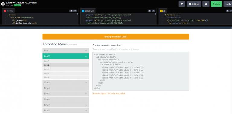 Top 21 CSS Collapsible Menus Examples – WebTopic
