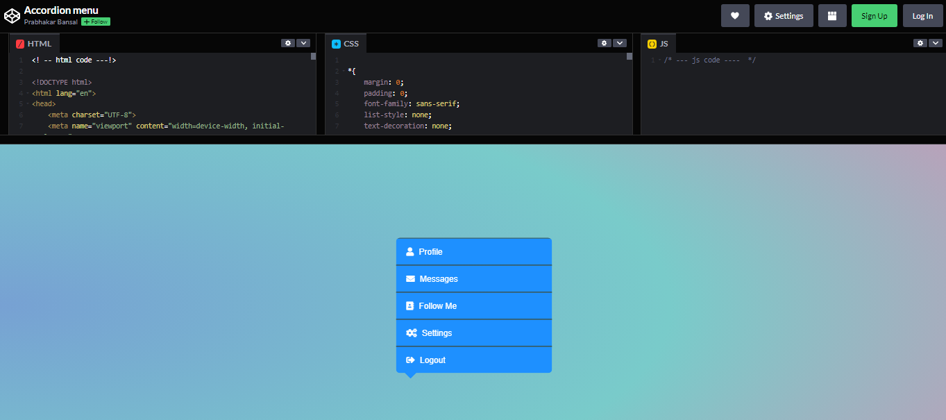 Top 21 CSS Collapsible Menus Examples – WebTopic