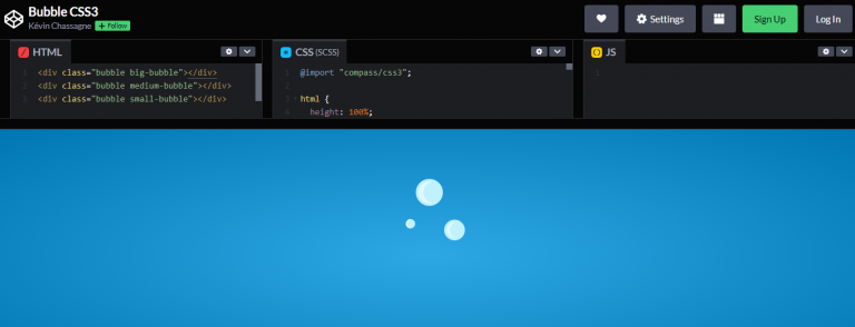 17 CSS Bubbles Code Examples – WebTopic
