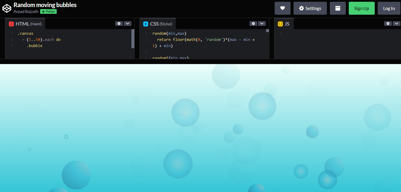 17 CSS Bubbles Code Examples – WebTopic