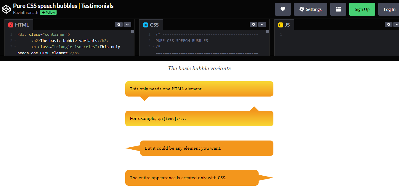 17 CSS Bubbles Code Examples – WebTopic