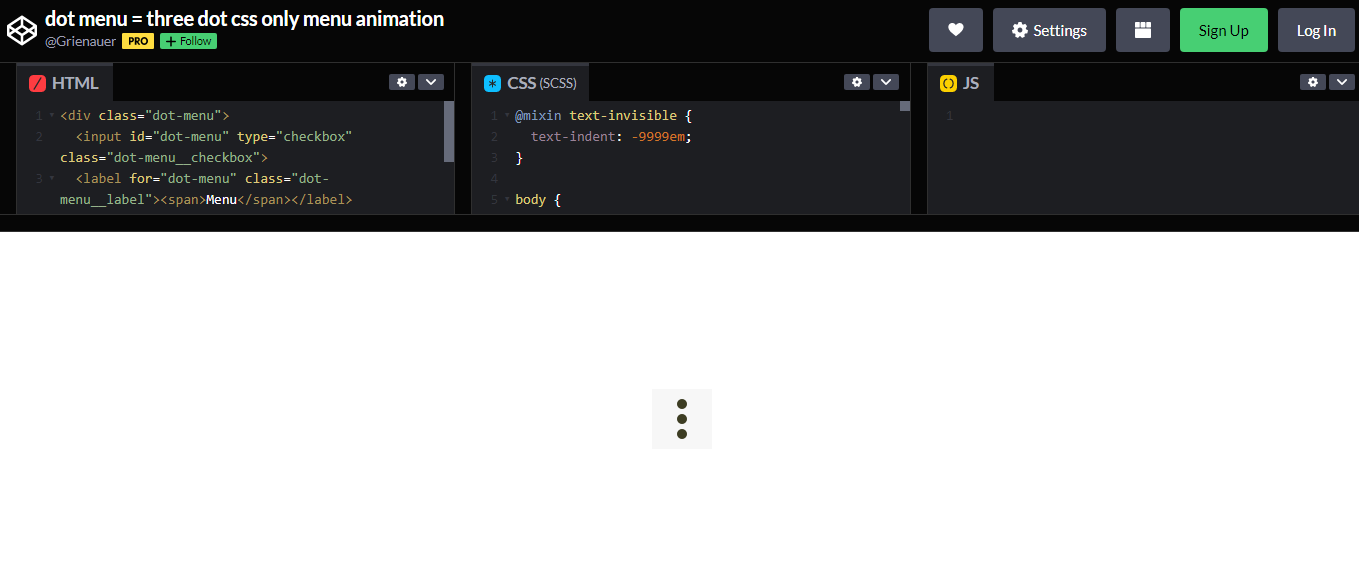 14 CSS Dotted Menu Example – WebTopic