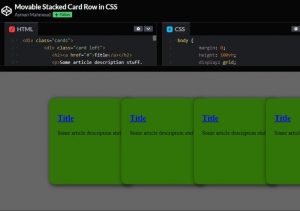 11 CSS Stacked Cards Code Examples – WebTopic