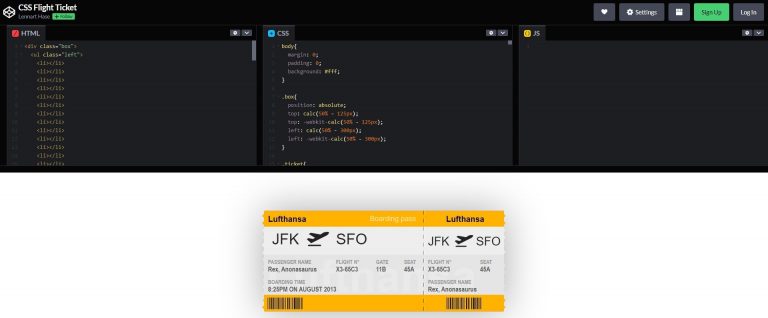 24 CSS Tickets Examples – WebTopic