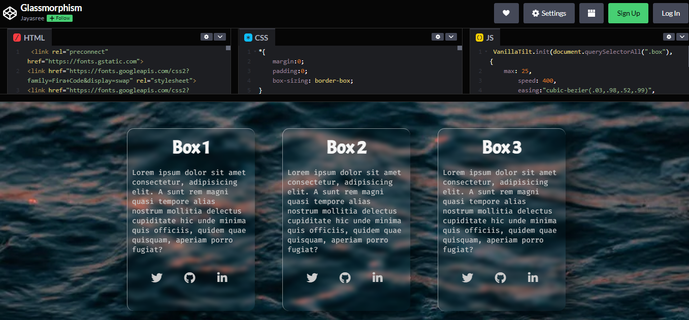 24 Awesome CSS Glassmorphism Effects – WebTopic