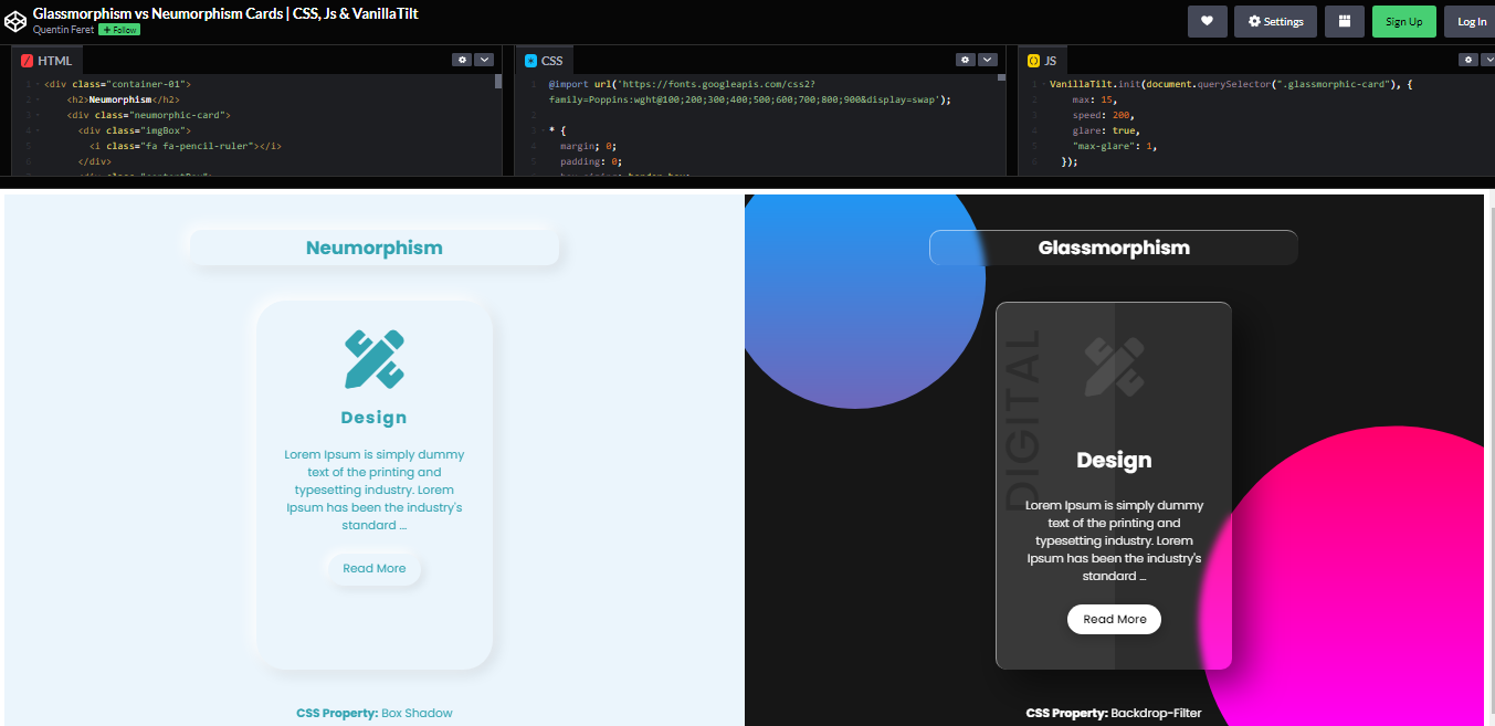 24 Awesome CSS Glassmorphism Effects – WebTopic