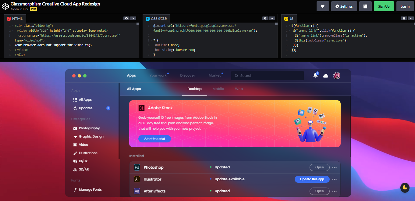 24 Awesome CSS Glassmorphism Effects – WebTopic