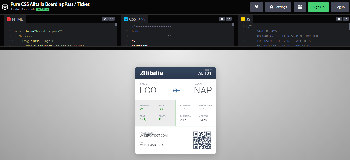 24 CSS Tickets Examples – WebTopic