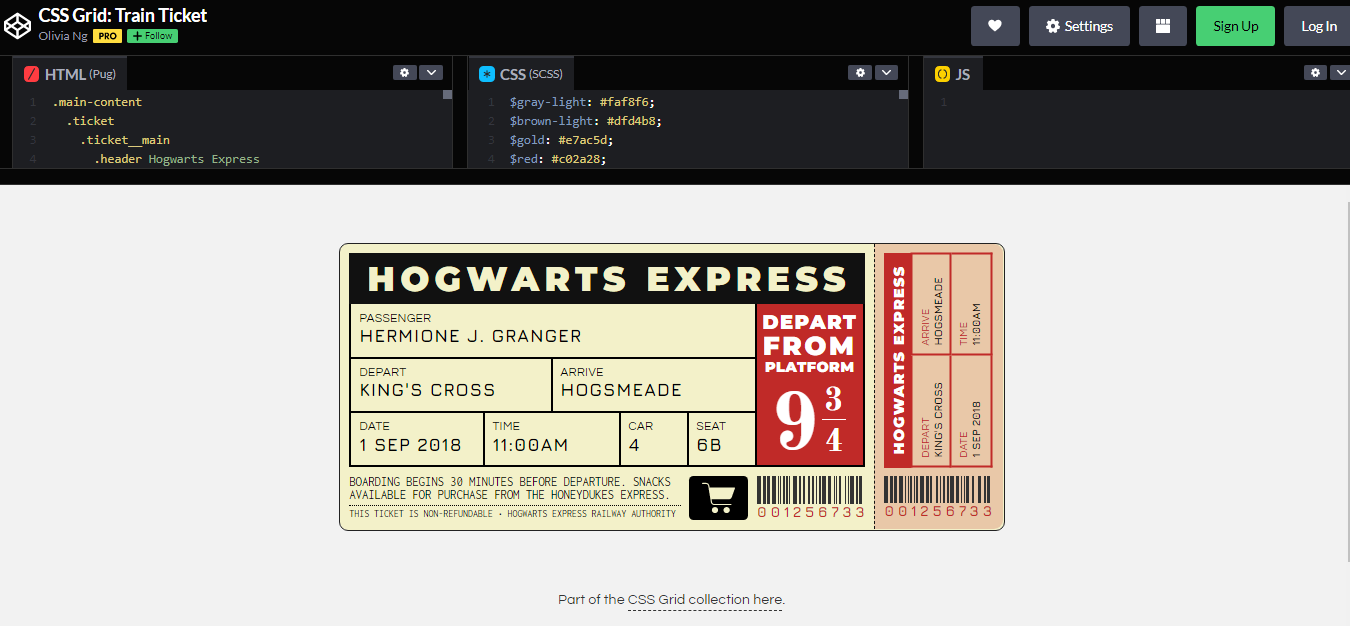 24 CSS Tickets Examples – WebTopic