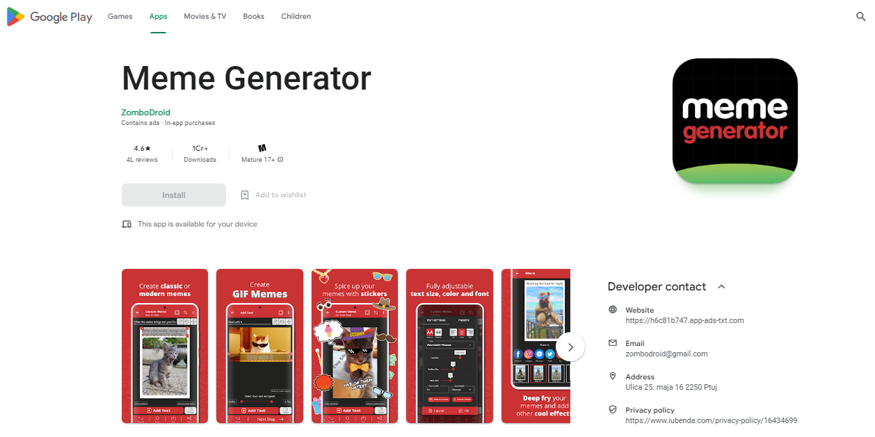 Top 10 Meme Creator Apps For iOS & Android – WebTopic