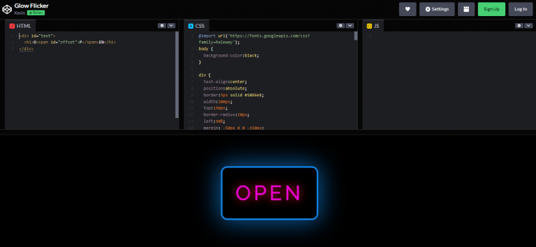 27 Css Glow Effects With Source Codes Webtopic