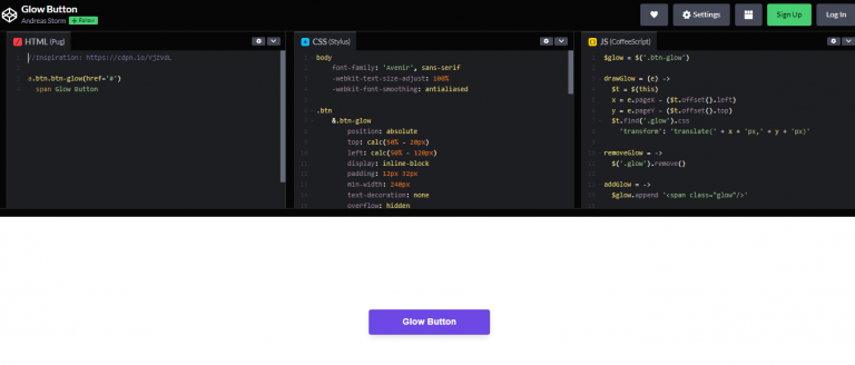 27 CSS Glow Effects With Source Codes – WebTopic