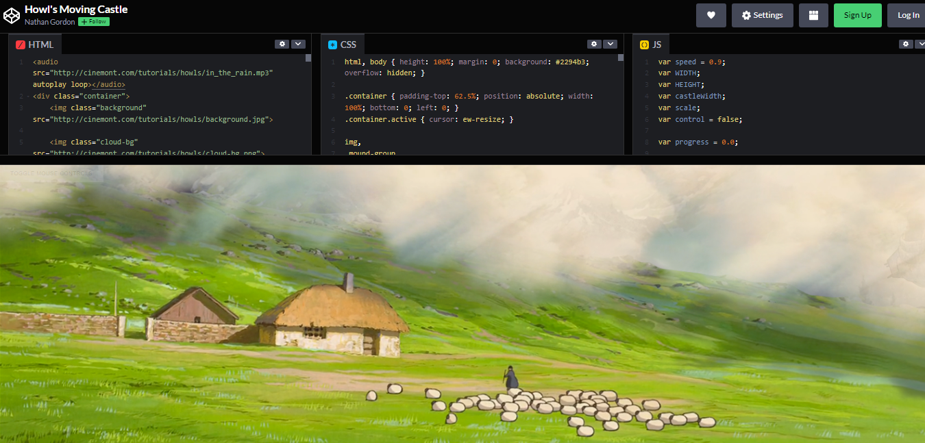 20 Studio Ghibli Characters in CSS – WebTopic