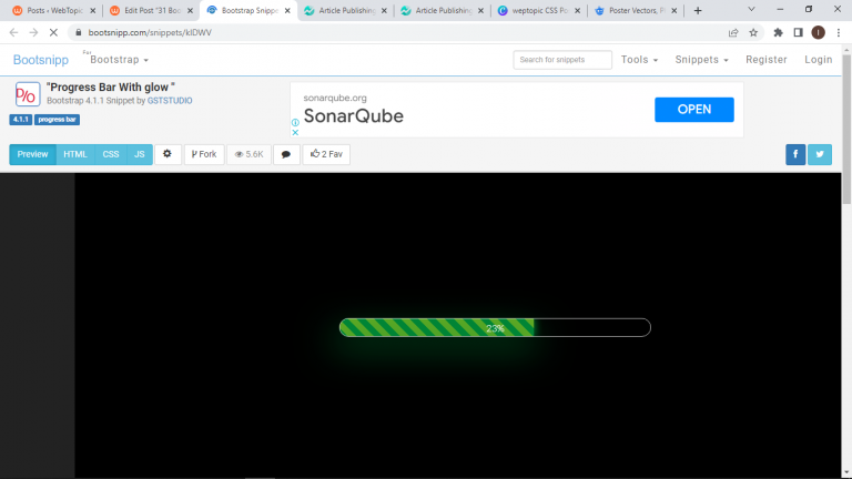 31 Bootstrap Progress Bar Examples – WebTopic