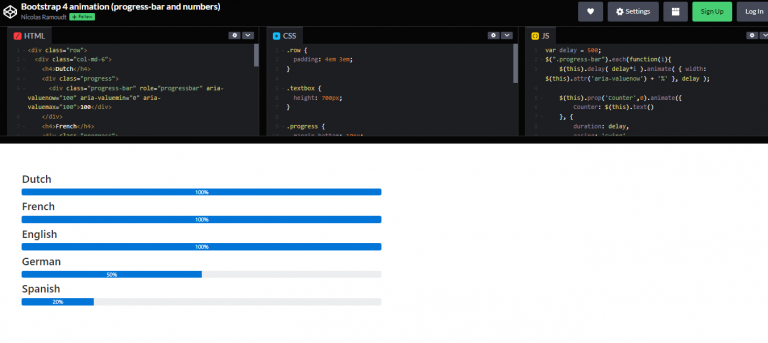 31 Bootstrap Progress Bar Examples – WebTopic