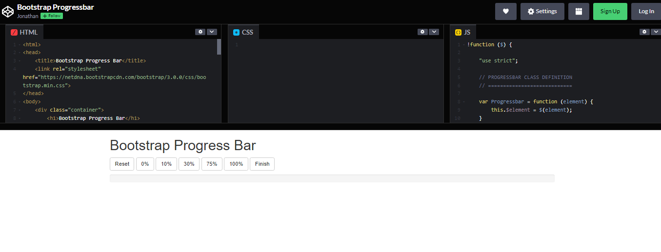 31 Bootstrap Progress Bar Examples – WebTopic