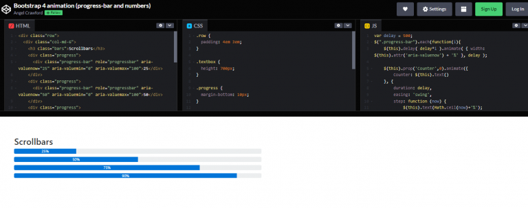 31 Bootstrap Progress Bar Examples – WebTopic