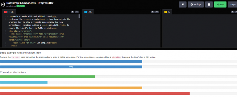 31 Bootstrap Progress Bar Examples – WebTopic