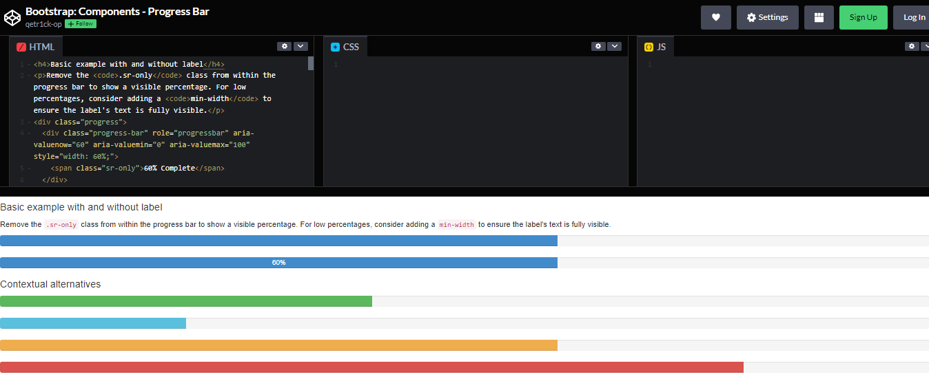 31 Bootstrap Progress Bar Examples – WebTopic