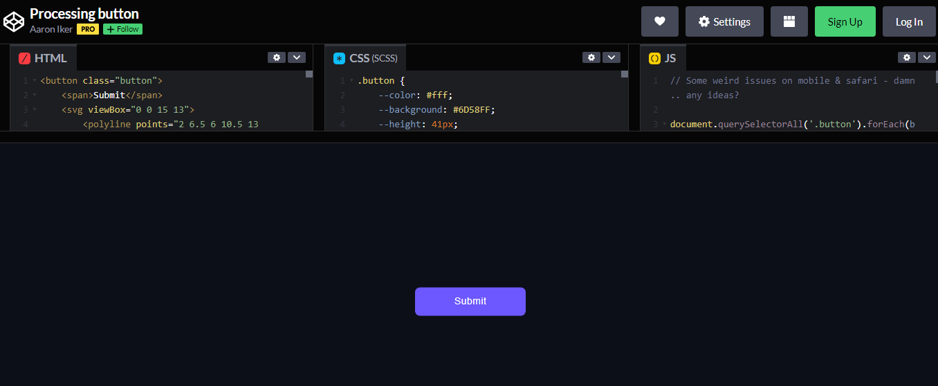 50+ JavaScript Buttons – WebTopic