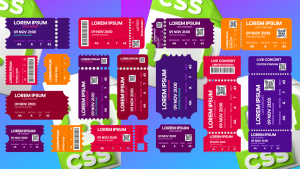 24 CSS Tickets Examples – WebTopic